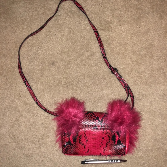 ASOS | Bags | Hot Pink Fur Purse | Poshmark